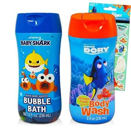 Baby Shark Bath Set for Kids Bundle ~ Baby Shark and Finding Dory Body ...
