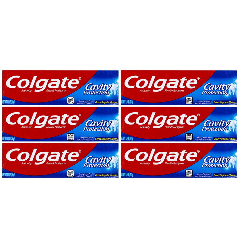 Colgate Cavity Protection Toothpaste, Creat Regular Flavor, Travel Size ...