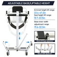 Portable Electric Patient Lift Chair, Foldable Wheelchair Lift for Car ...