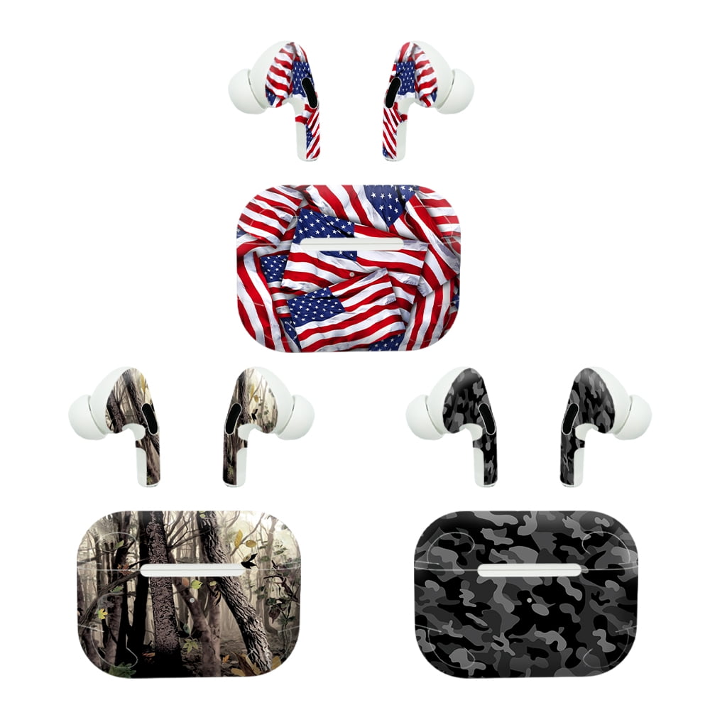 3 Pack Of Skin Decal Wrap Compatible With Apple AirPods Pro Sticker ...