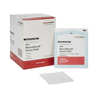 Kerlix Fluff Dressing Gauze 12-Ply 6 X 6-3/4 Inch Rectangle Sterile ...