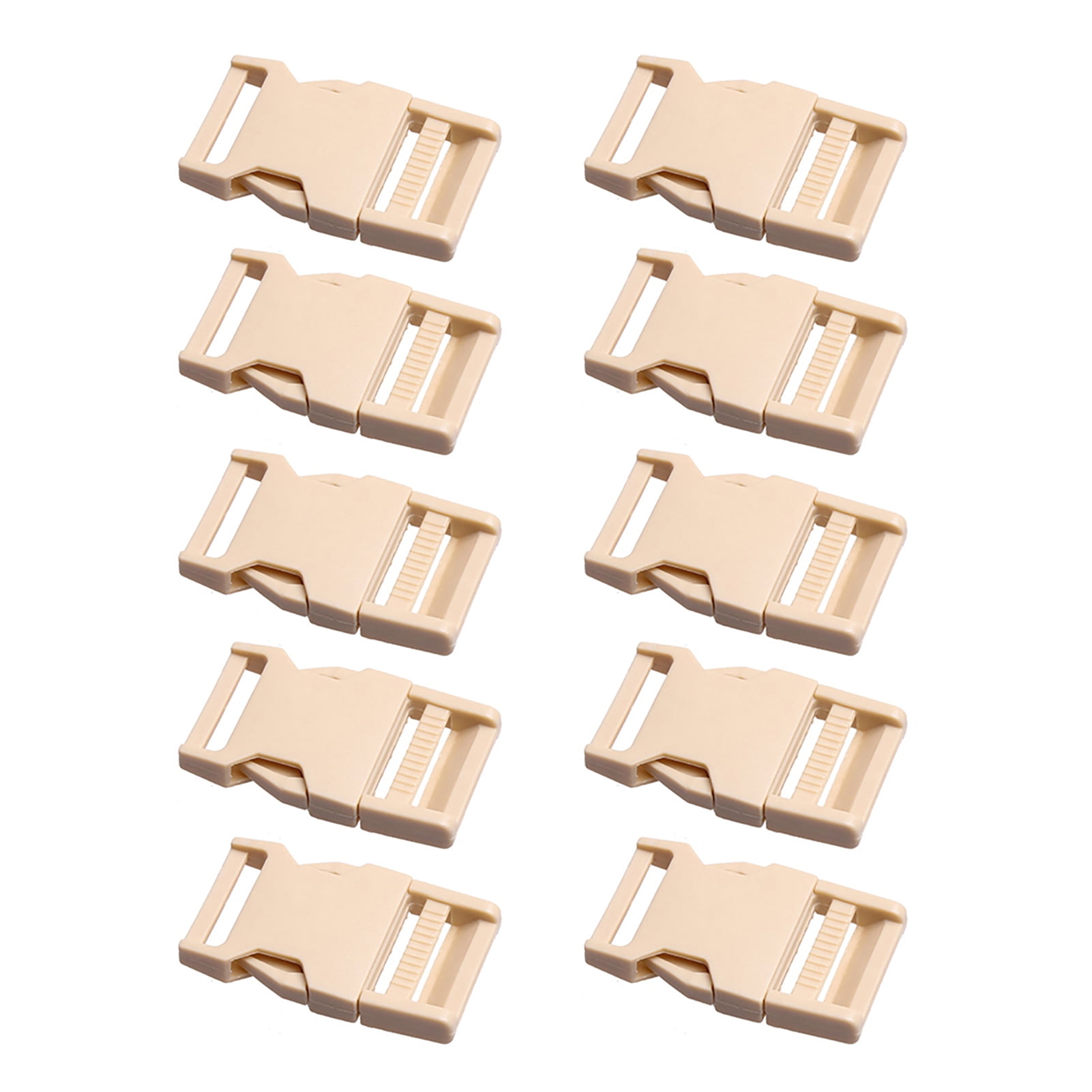 10Pcs Clips Buckles Simple Thicker Convenient Colorful Plastic Buckles ...