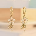 DESIGNICE Clip on Earrings for Women, Flower Sparkly Crystal, Elegant ...