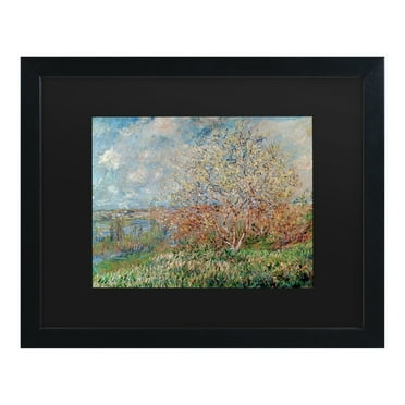 Trademark Fine Art "Spring 1880" Canvas Art by Claude Monet Three Panel ...