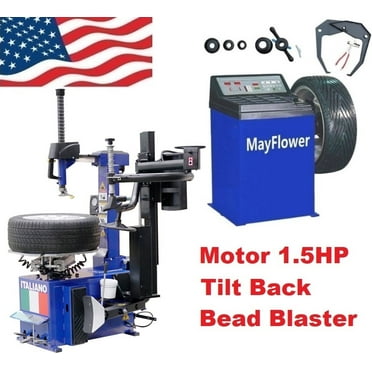 Mayflower 1.5HP Tire Changer & Wheel Balancer Combo, Rim Clamp 950 ...