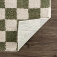 Hauteloom Canika Modern Checkered High Pile Runner Rug - Contemporary ...