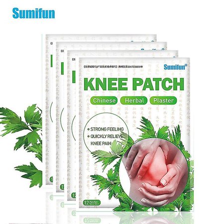 Mja 72pcs Wormwood Herbal Knee Patch Joint Muscle Sprain Pain Relief ...