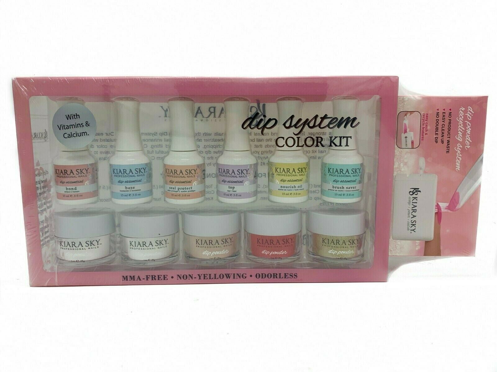 Kiara Sky Dip System Color Starter kit with Recycling System - Walmart.com