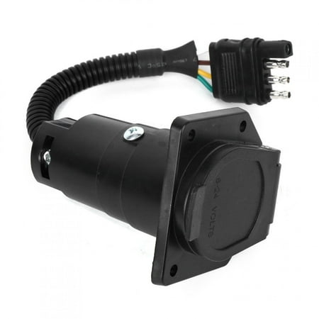 Trailer Adapter Trailer Plug 4way To-7way Adapter Trailer Connector ...