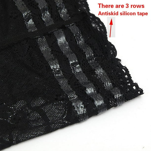 Women Anti-slip Elastic Lace Anti Rubbing Thigh Band With Phone Pocket ...