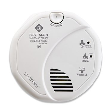 First Alert BRK SCO2B Smoke and Carbon Monoxide (CO) Detector with 9V ...