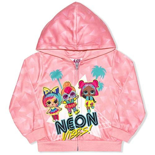 MGA LOL Surprise Girl's Zip Up Hoodie Jacket - Walmart.com