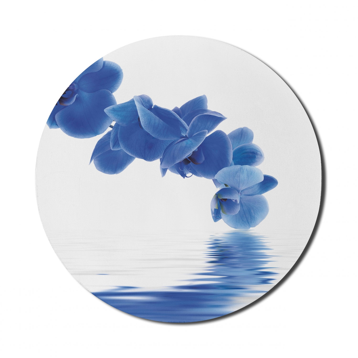 Blue Mouse Pad for Computers, Orchid Corsage Composition with ...