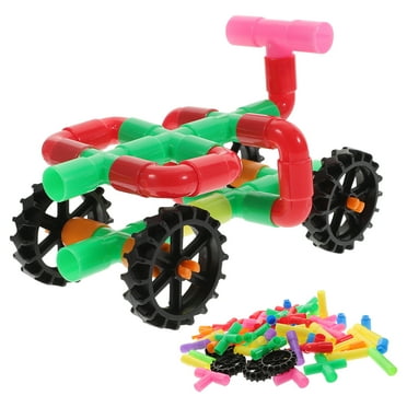 Make It Blocks 54 Piece Tube, Taxi Construction Toy, Interlocking Mini ...