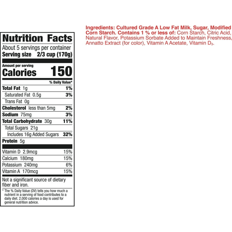 Yoplait Original Yogurt Harvest Peach Tub 32 Oz Walmartcom Yoplait Low