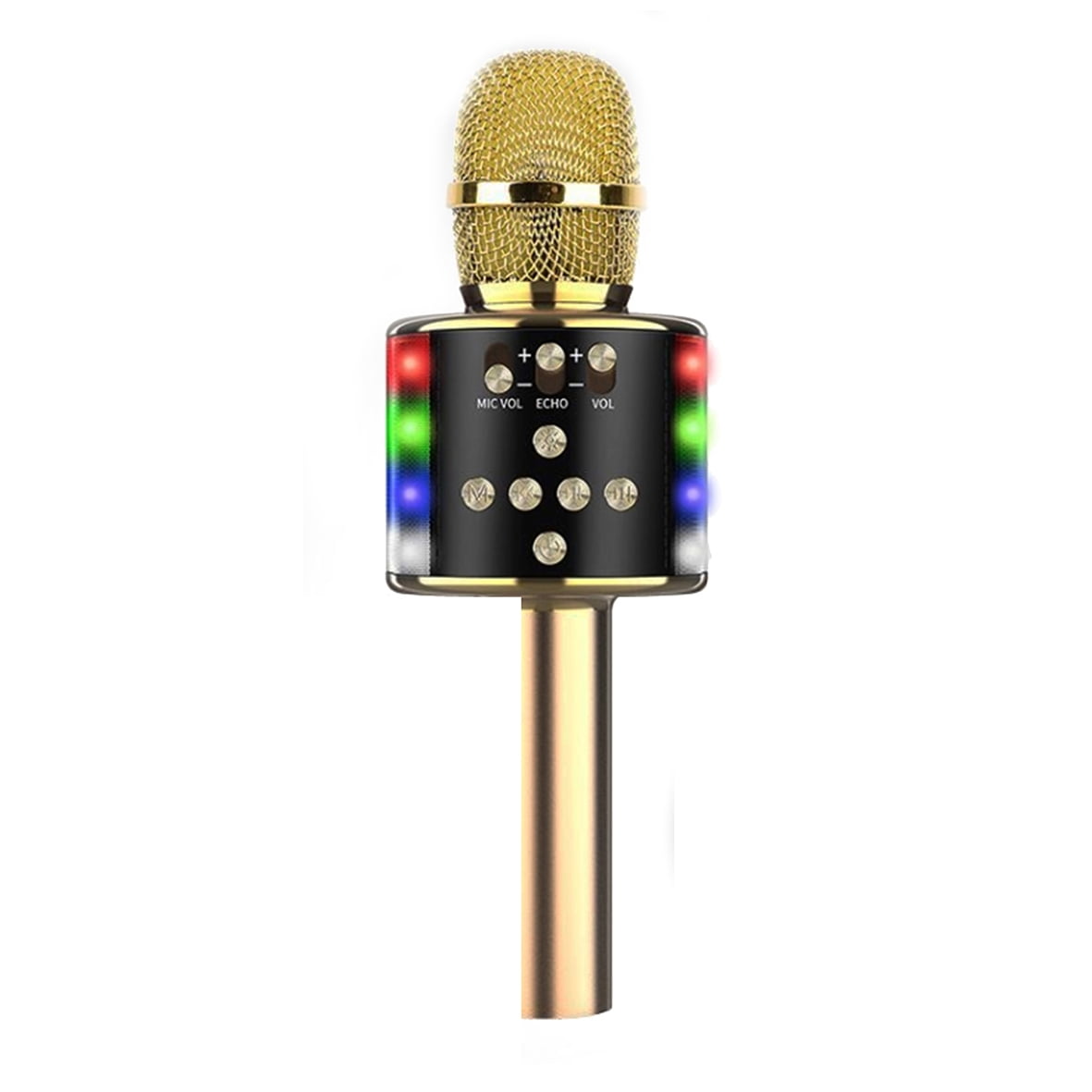 Micrófono-bocina para karaoke con Bluetooth modificador de voz ...
