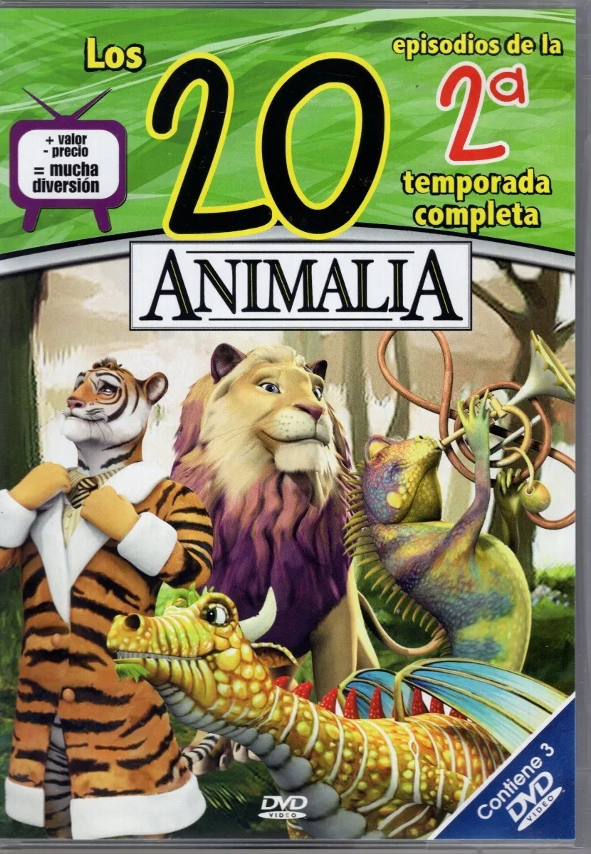 Animalia Los 20 Episodios De La Segunda Temporada 2 Dos Dvd ON SCREEN ...