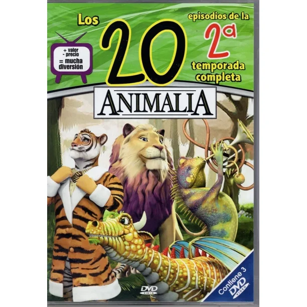 Animalia Los 20 Episodios De La Segunda Temporada 2 Dos Dvd ON SCREEN ...