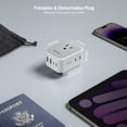 EPICKA Hybrid European Travel Plug Adapter 2 Packs Type C VisaPlug 8-IN ...