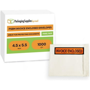 SSBM Packing List Pouches, Shipping Label Panel Face Envelopes ...