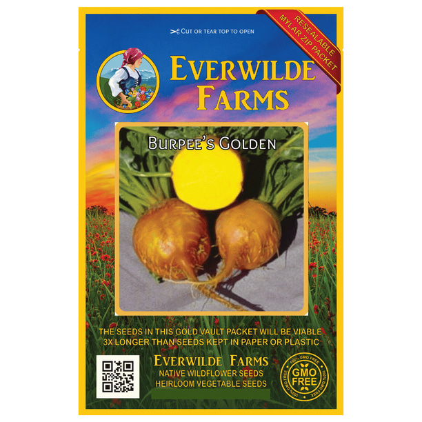 Everwilde Farms - 100 Burpee’s Golden Beet Seeds - Gold Vault Jumbo ...
