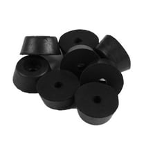 Unique Bargains 12 Pcs Antislip Rubber Square 30mm x 30mm Chair Foot ...