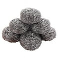 CSSJKYJ 6PCS Home Stainless Steel Scrubber Sponges,Cleaning Balls,Metal ...