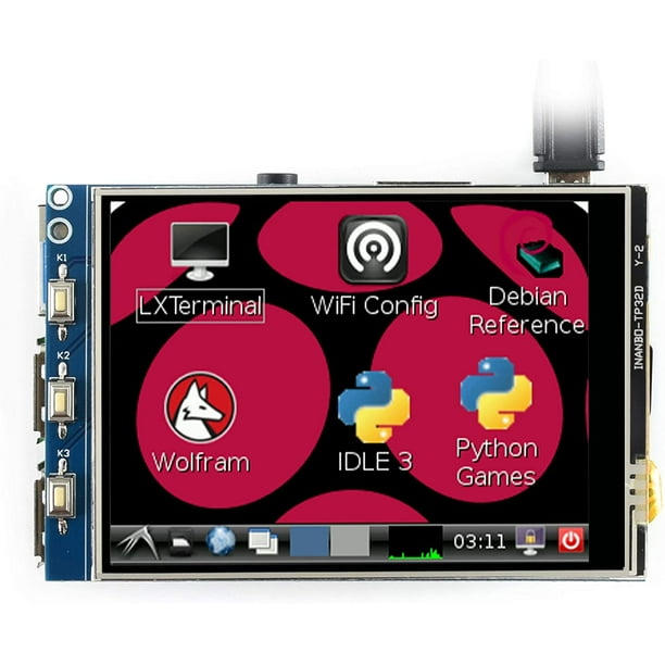 Waveshare Raspberry Pi LCD Display Module 3.2inch 320 * 240 TFT Resistive Touch Screen Panel SPI ...