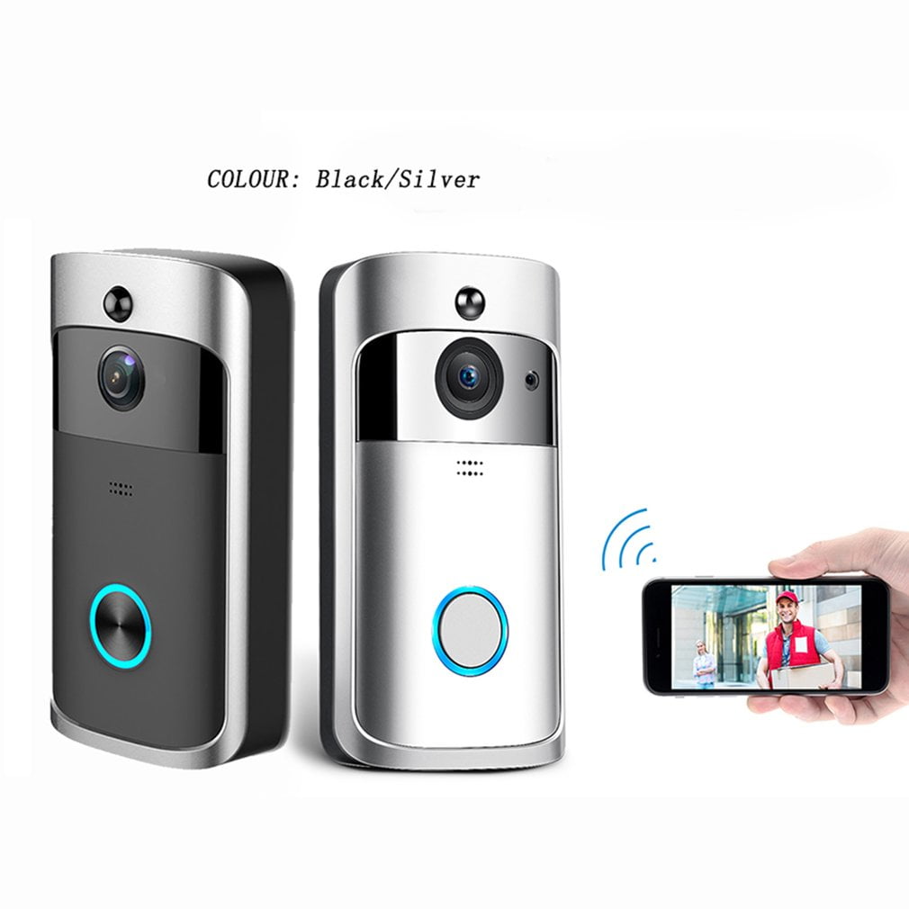M3 Night Vision WIFI Smart Video Doorbell Wireless Portable Home Door ...