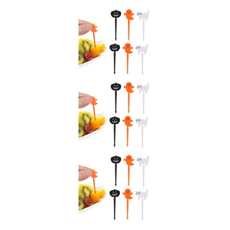 ZheElen 6piece Cartoon Fruit Pick Fork Designed For Fun And Easy Eating ...