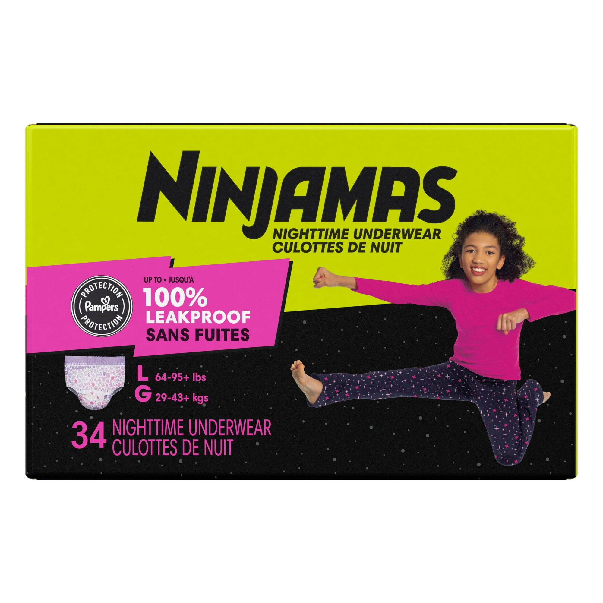 Click here for Ninjamas Girls Bedwetting Nighttime Underwear  Siz... prices