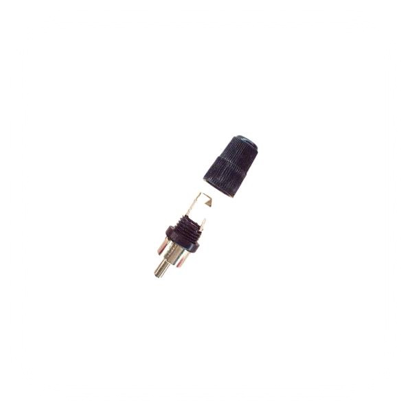 IEC PHONOM RCA Type Phono Connector Male Black - Walmart.com