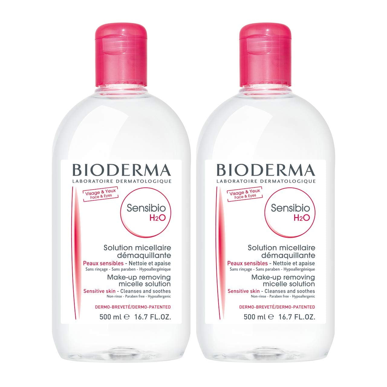 Bioderma - Sensibio H2O - Micellar Water - Cleansing and Make-Up Removing - Refreshing feeling ...