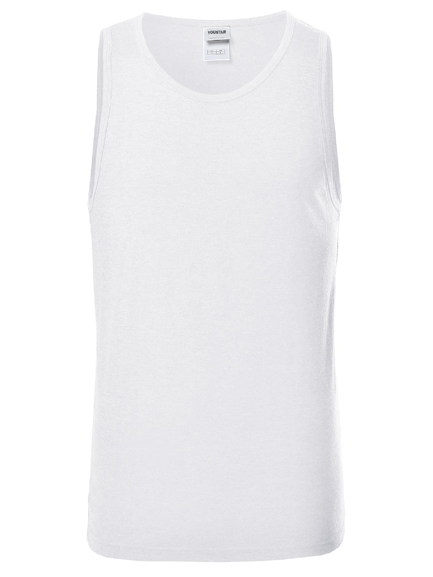 FashionOutfit Men's Basic Solid Various Color Tank Top - Walmart.com