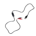Clip to USB Male Connector Adapter Cord 100cm Wire USB 5V Clamp Power ...