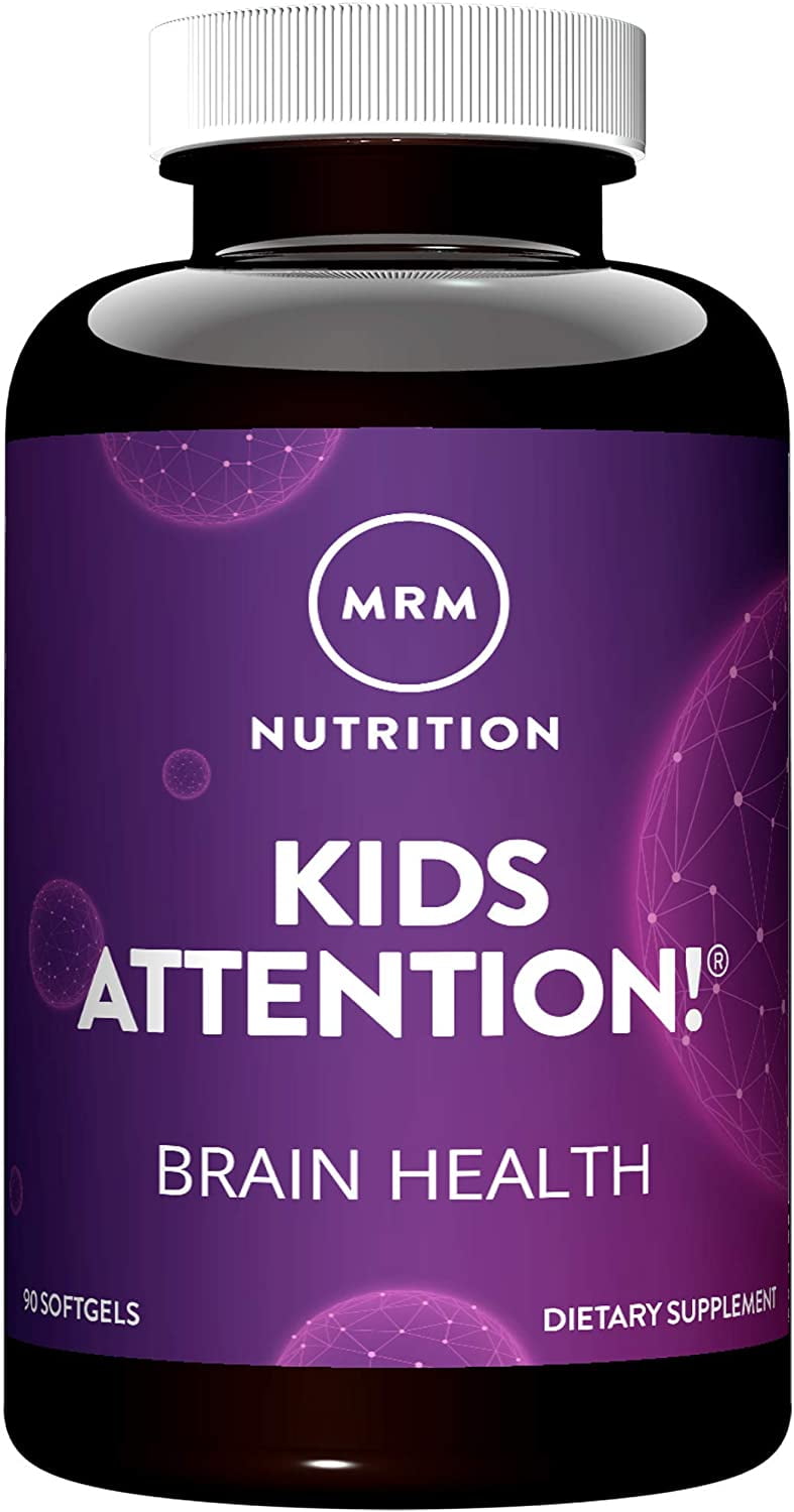 MRM Kids Attention! Brain Health, 90 Softgels - Walmart.com