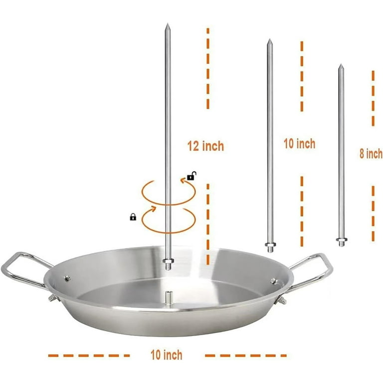 Rotimatic Roti Maker Stainless Steel Gyro Pan With Skewers - Kebab ...