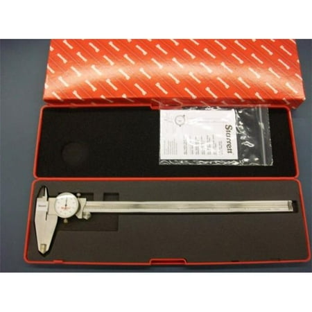 Starrett Dial Caliper Measuring Tool 3202-12, Hardened Stainless Steel ...
