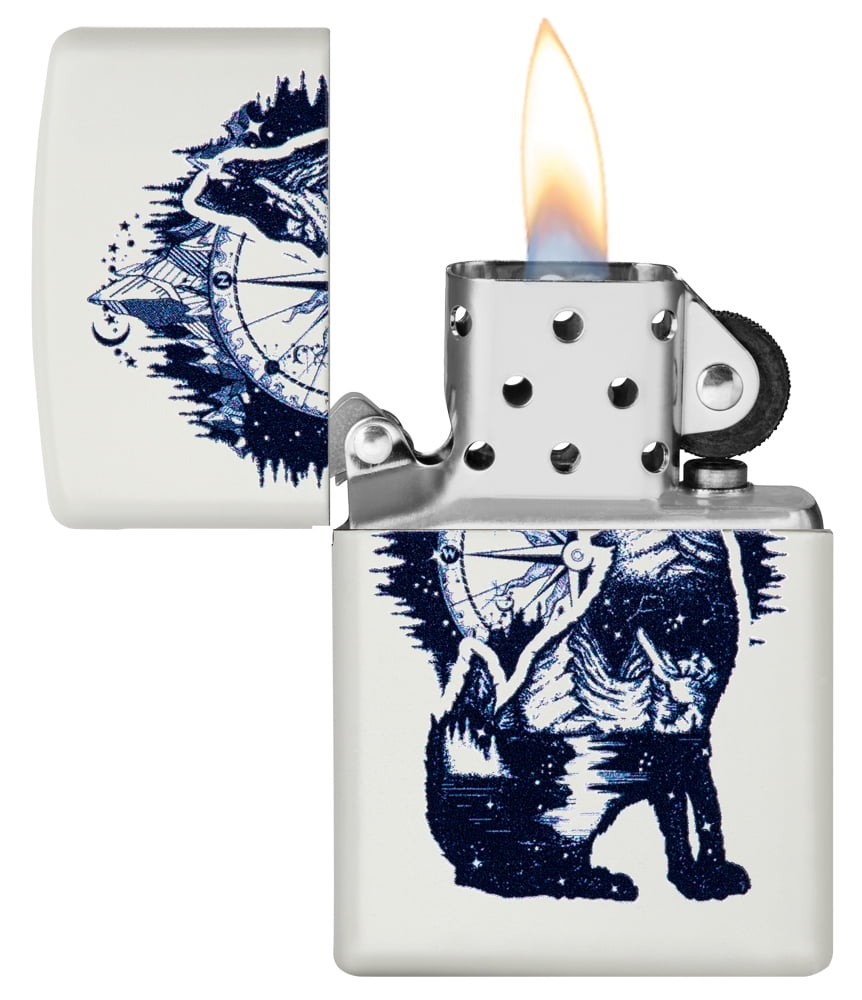 Zippo White Wolf