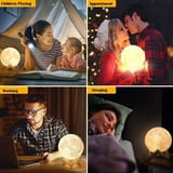 Moon Lamp 5.9 inch 16 Colors LED 3D Moon Light, Remote & Touch Control ...