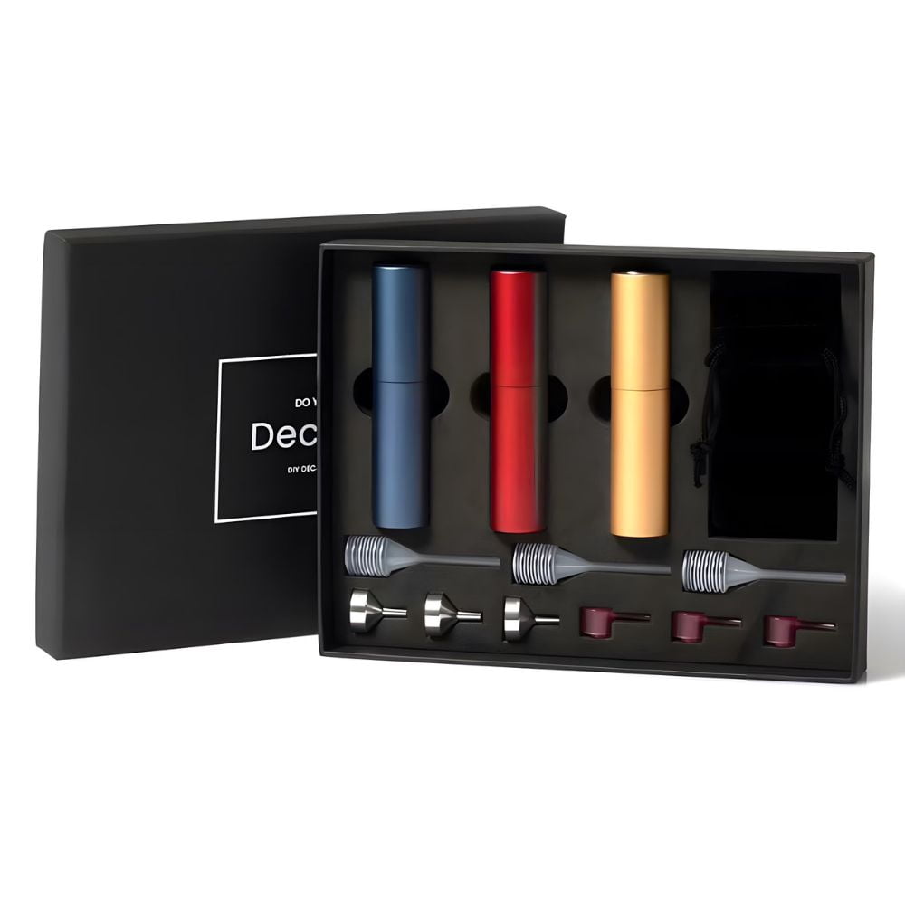 6. DIY Decant Starter Kits - 1 Red, 1 Blue & 1 Gold Atomizers - Walmart.com