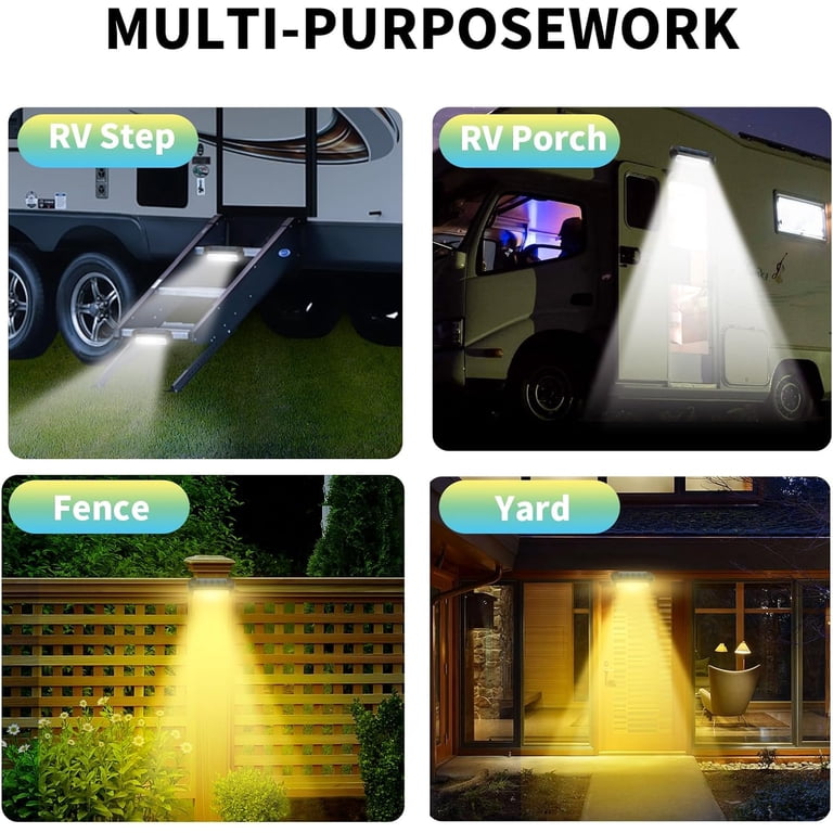 Camper Exterior Led Step Lights Dream Lighting 2.6" LED Courtesy
