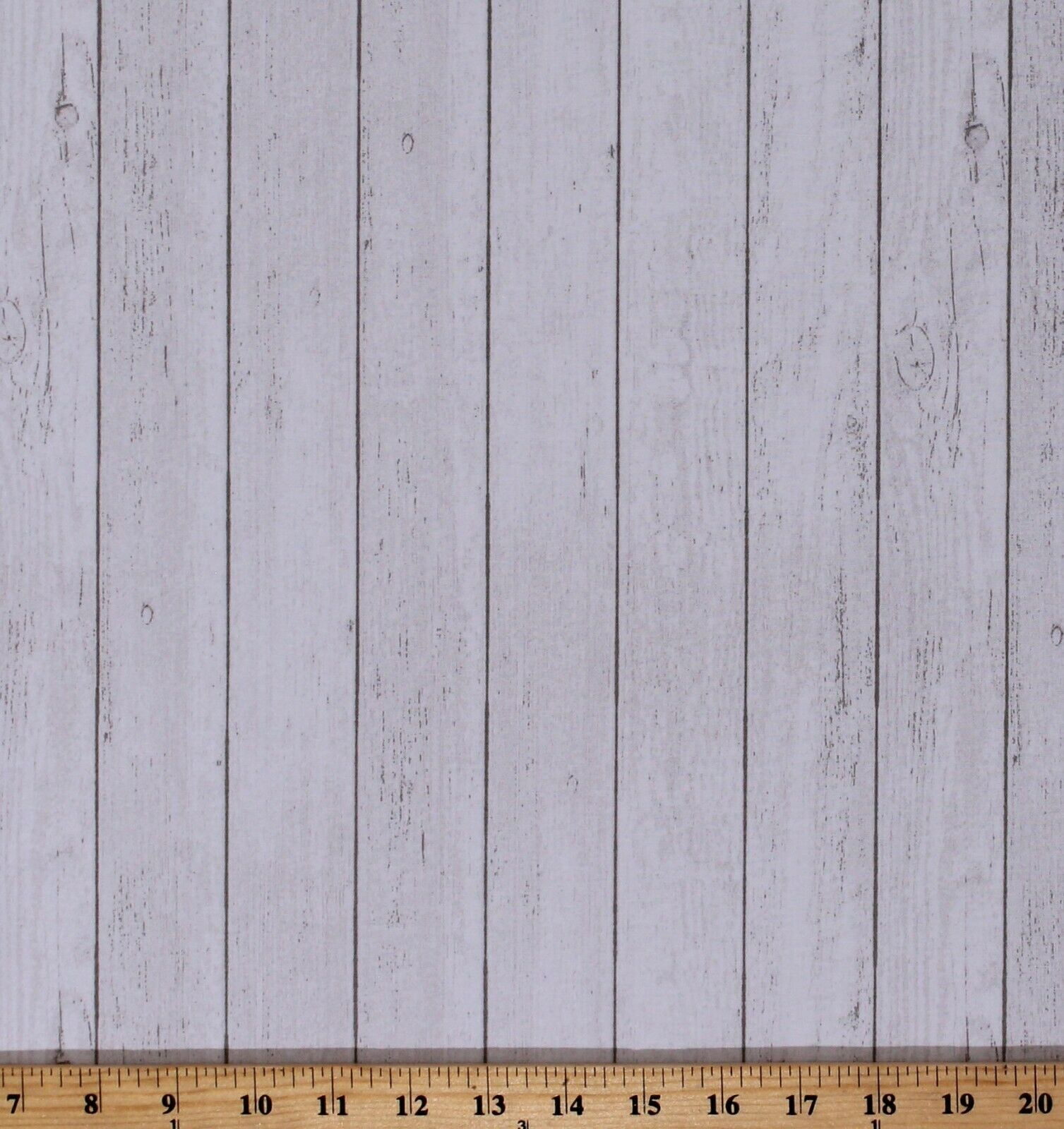 Cotton Wooden Planks Boards Landscape Nature Light Grey Cotton Fabric ...