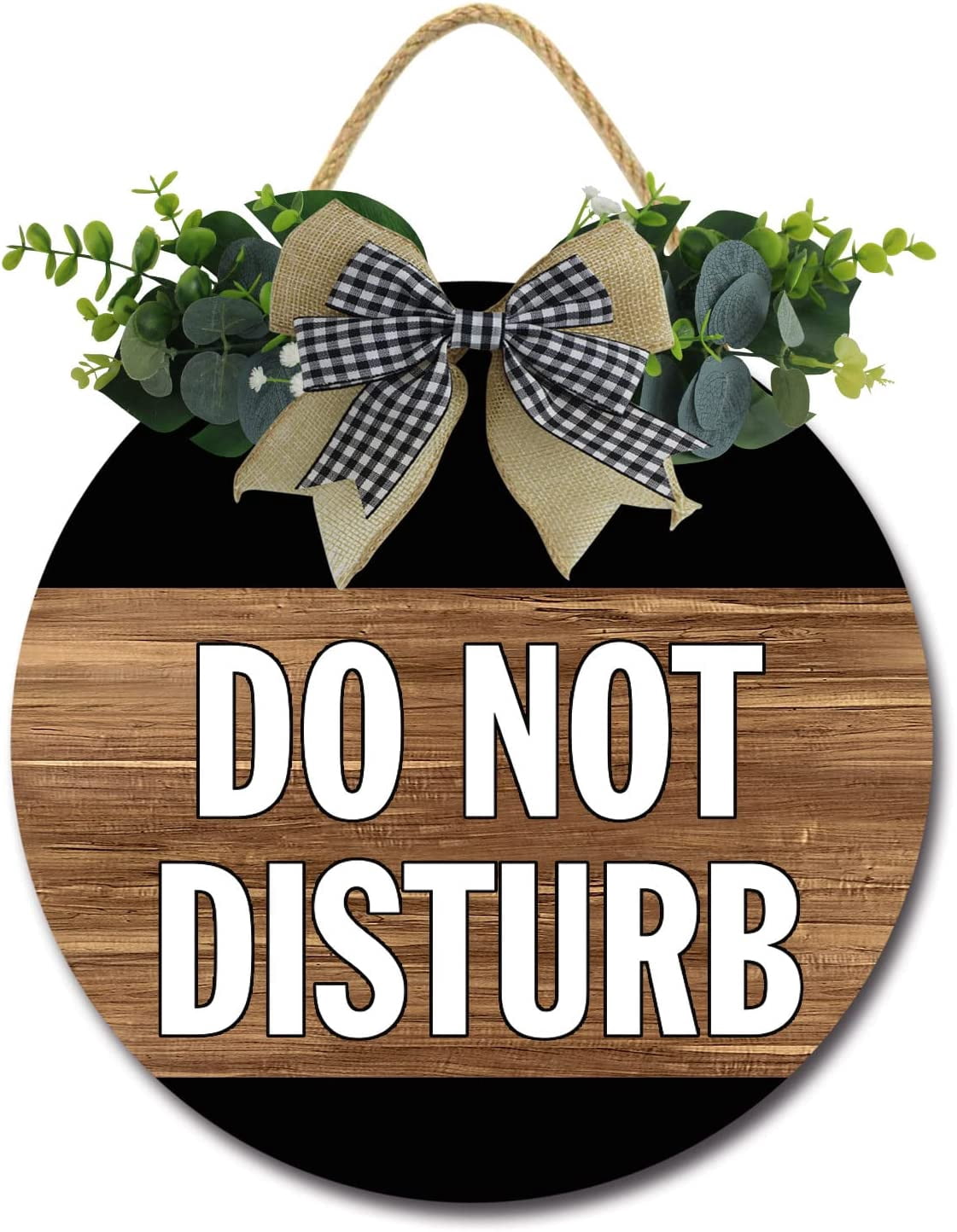 Eveokoki 11" Do Not Disturb Door Hanger Sign, Do Not Disturb Sign ...