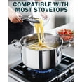 Cooks Standard Multi-Ply Clad Stainless Steel Stock Pot, 7-Quart Pasta ...