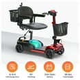 SACVON 4 Wheels Mobility Scooter with Cane Holder for Seniors, Electric ...