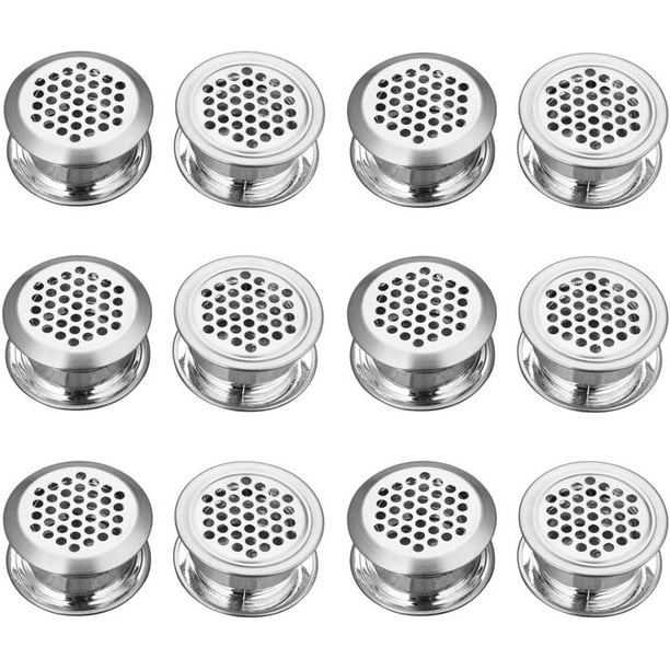 Ventilation Grille 12 Pieces Stainless Steel Ventilation Hole Round ...