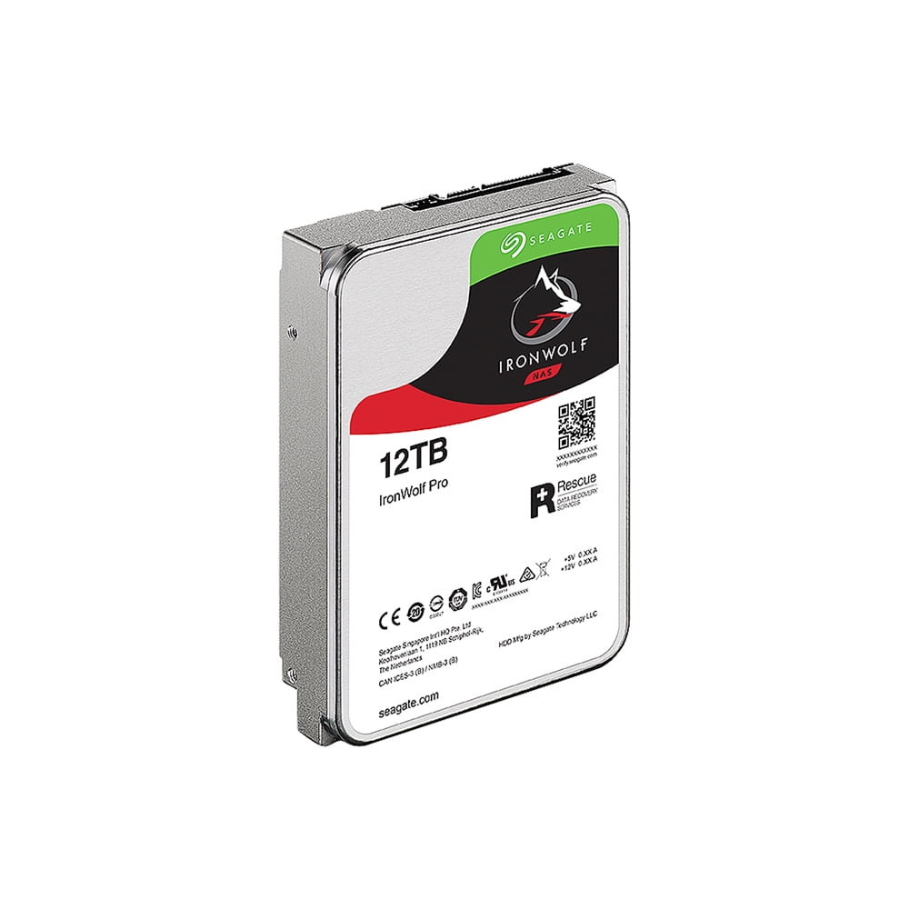 Seagate IronWolf Pro 12TB NAS Hard Drive 7200 RPM 256MB Cache CMR SATA ...