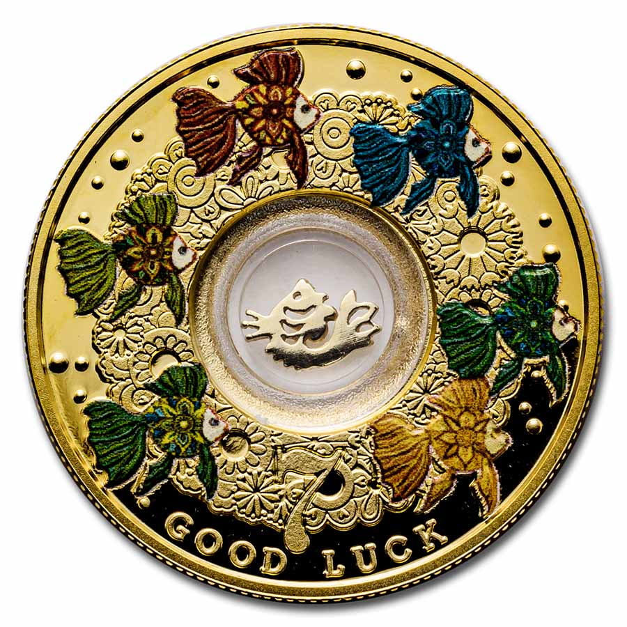 2022 Republic of Cameroon Silver Proof Lucky Seven: Goldfish - Walmart.com