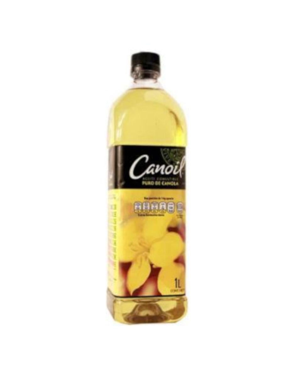 Pack de 12 Aceite Canoil Puro de Canola 1 L Canoil Canola | Bodega ...